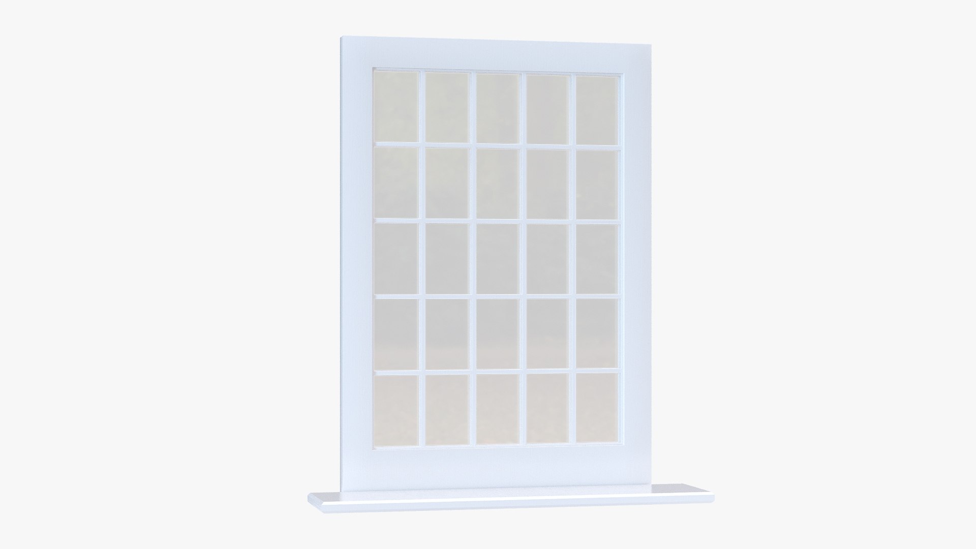 A Window With A Complex Binding 3D - TurboSquid 2253867