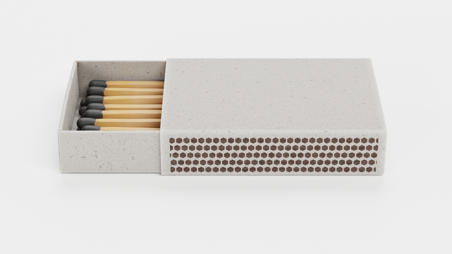 3D Matchboxes With Matches And Burned Matches Model - TurboSquid 2193059