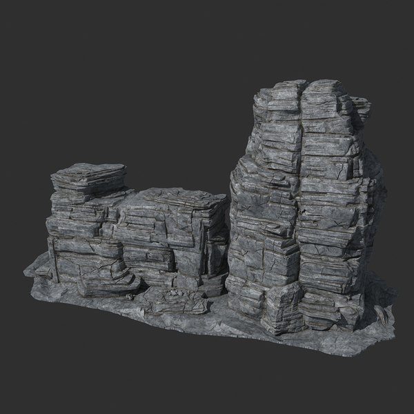 rock 17 3d max