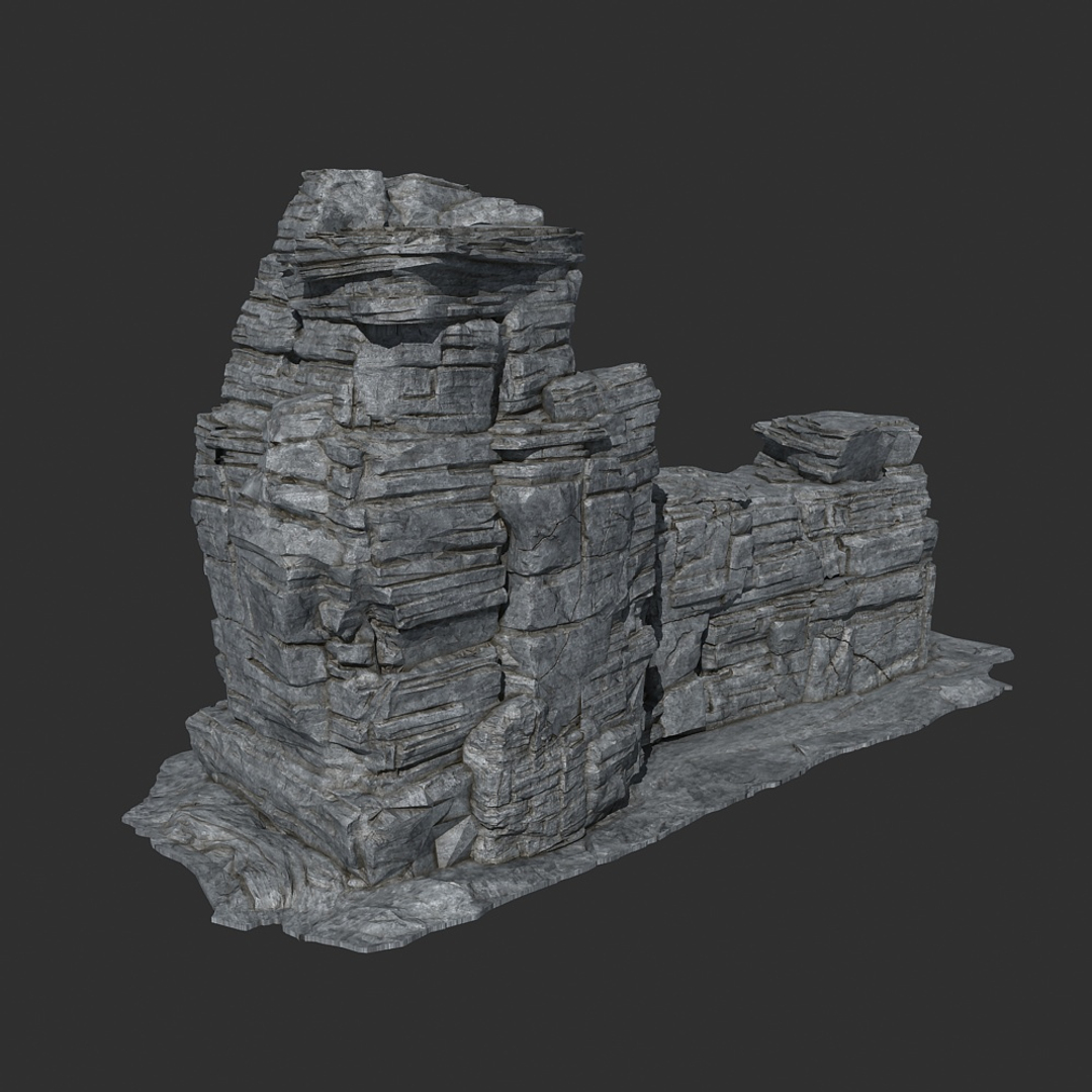 rock 17 3d max