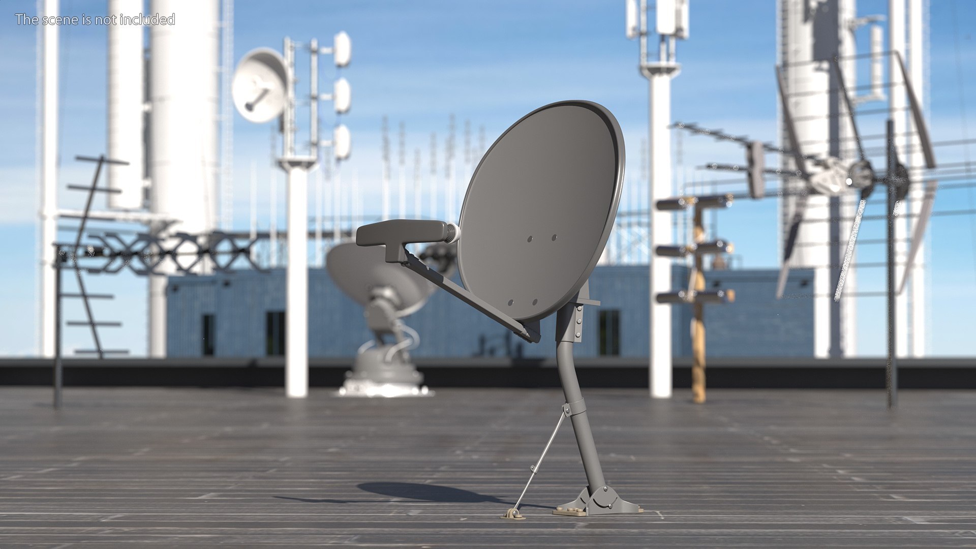 3D Model Dish Antennas Collection - TurboSquid 2195485