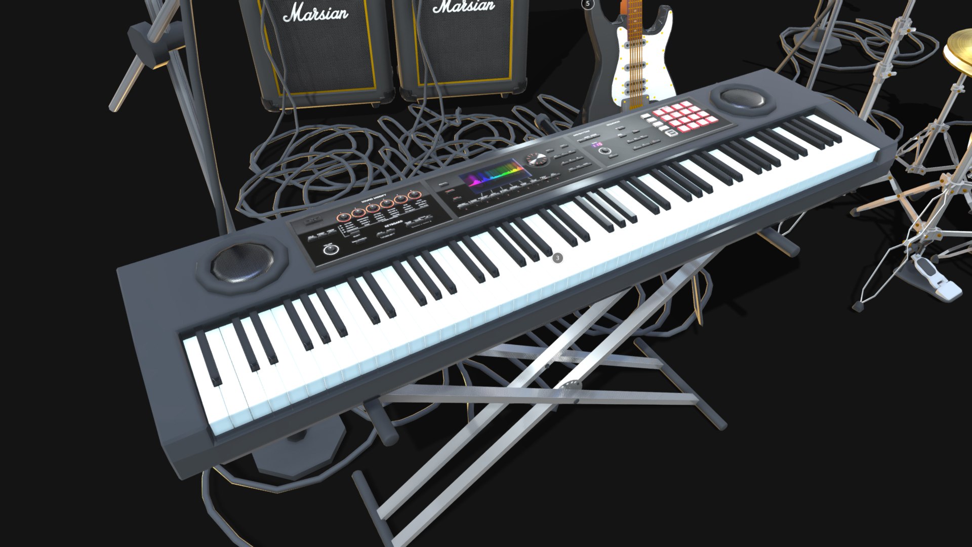 3D Rock Instrument Pack Model - TurboSquid 2019997