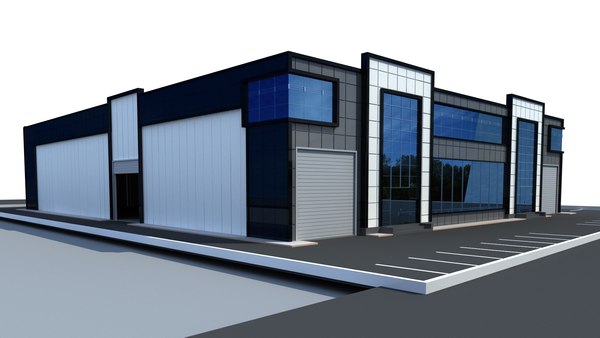 3d Industrial Buildings