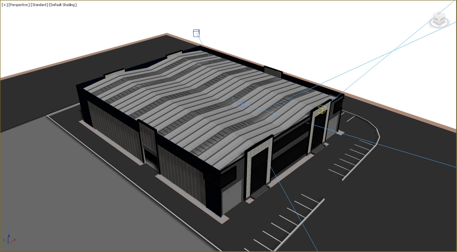 Generic Industrial Factory Building 3D Model - TurboSquid 2132778