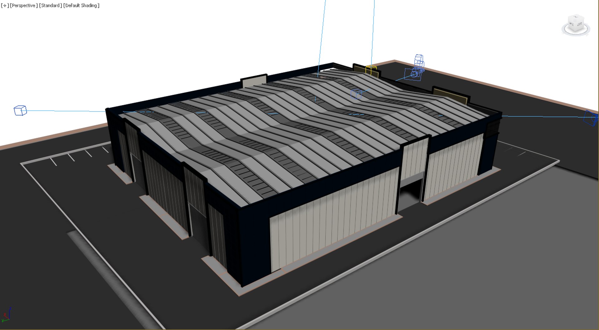 Generic Industrial Factory Building 3D Model - TurboSquid 2132778