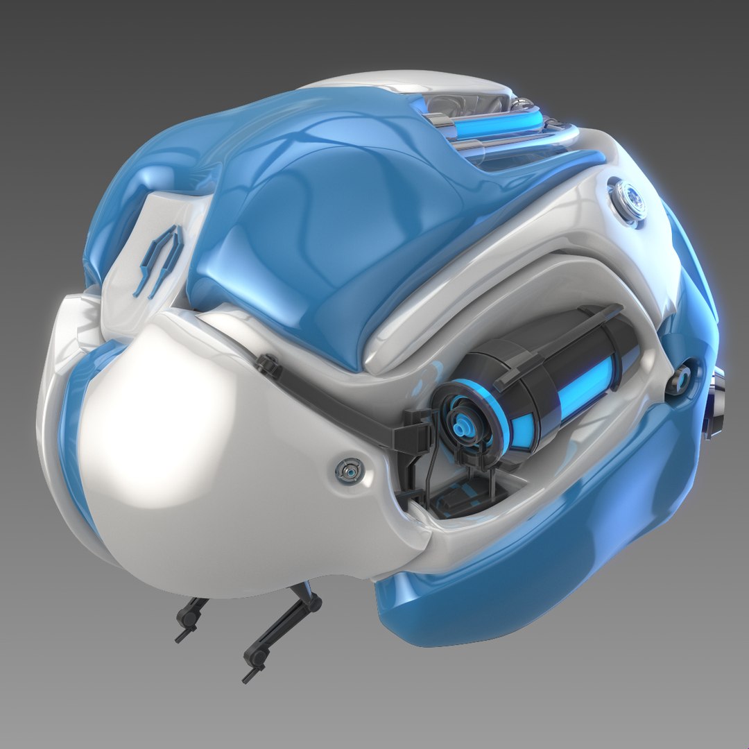 Bionic Brain Concept 3d Model