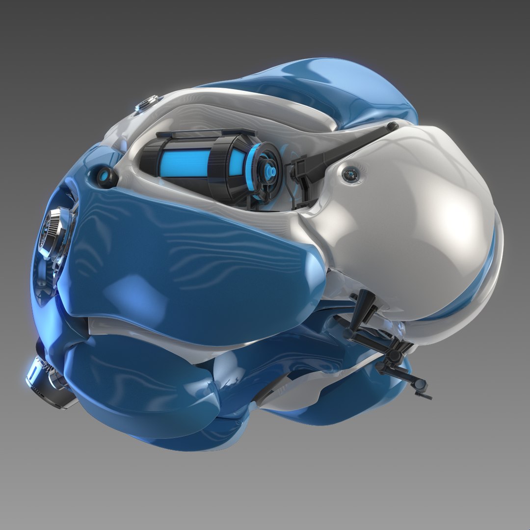 Bionic Brain Concept 3d Model