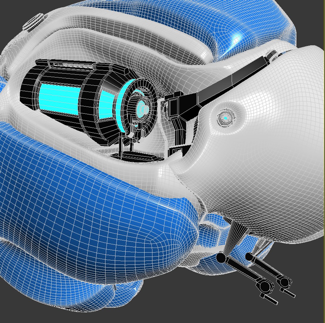 Bionic Brain Concept 3d Model