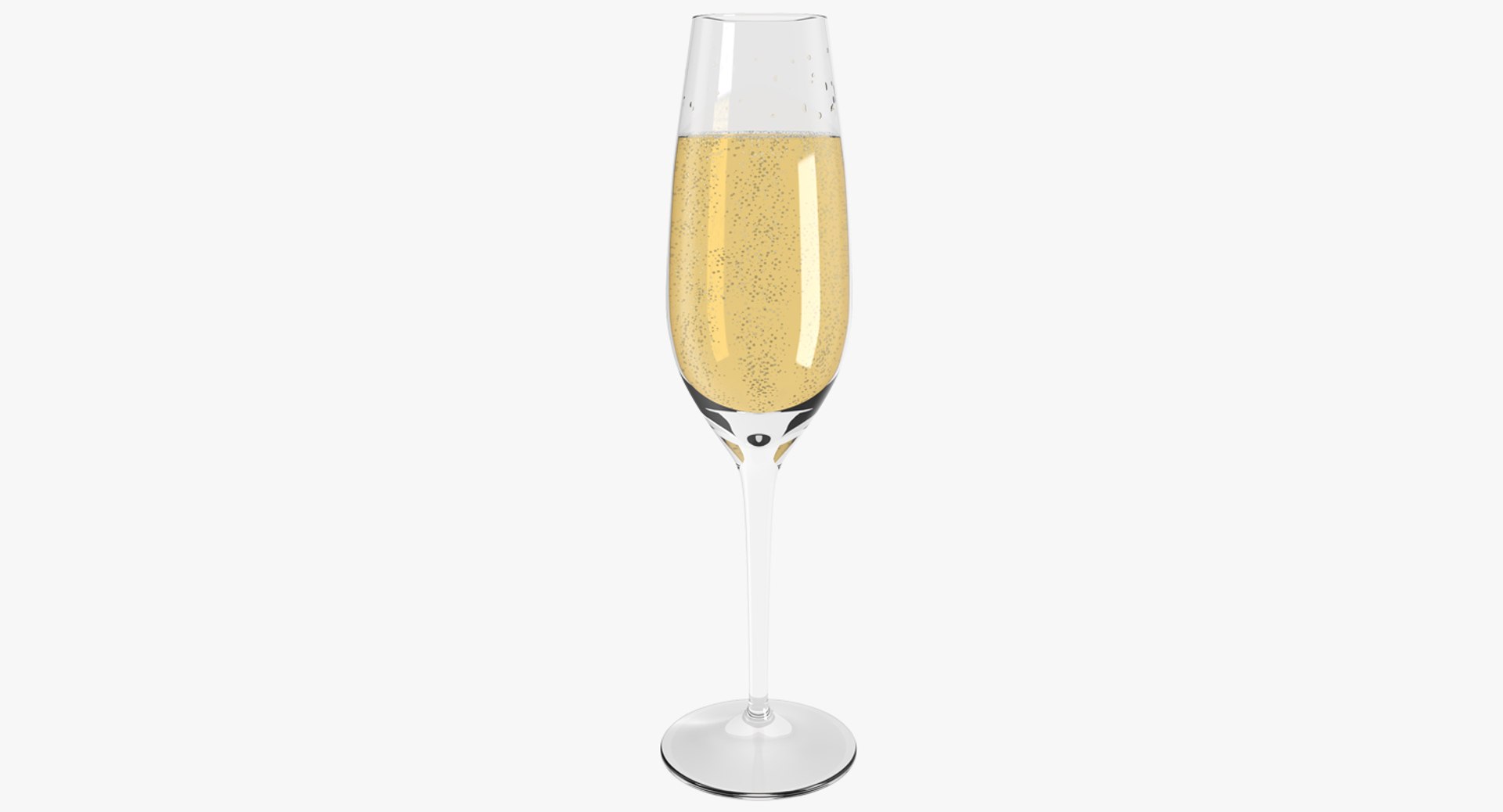 Champagne Glass 3D Model - TurboSquid 1378573