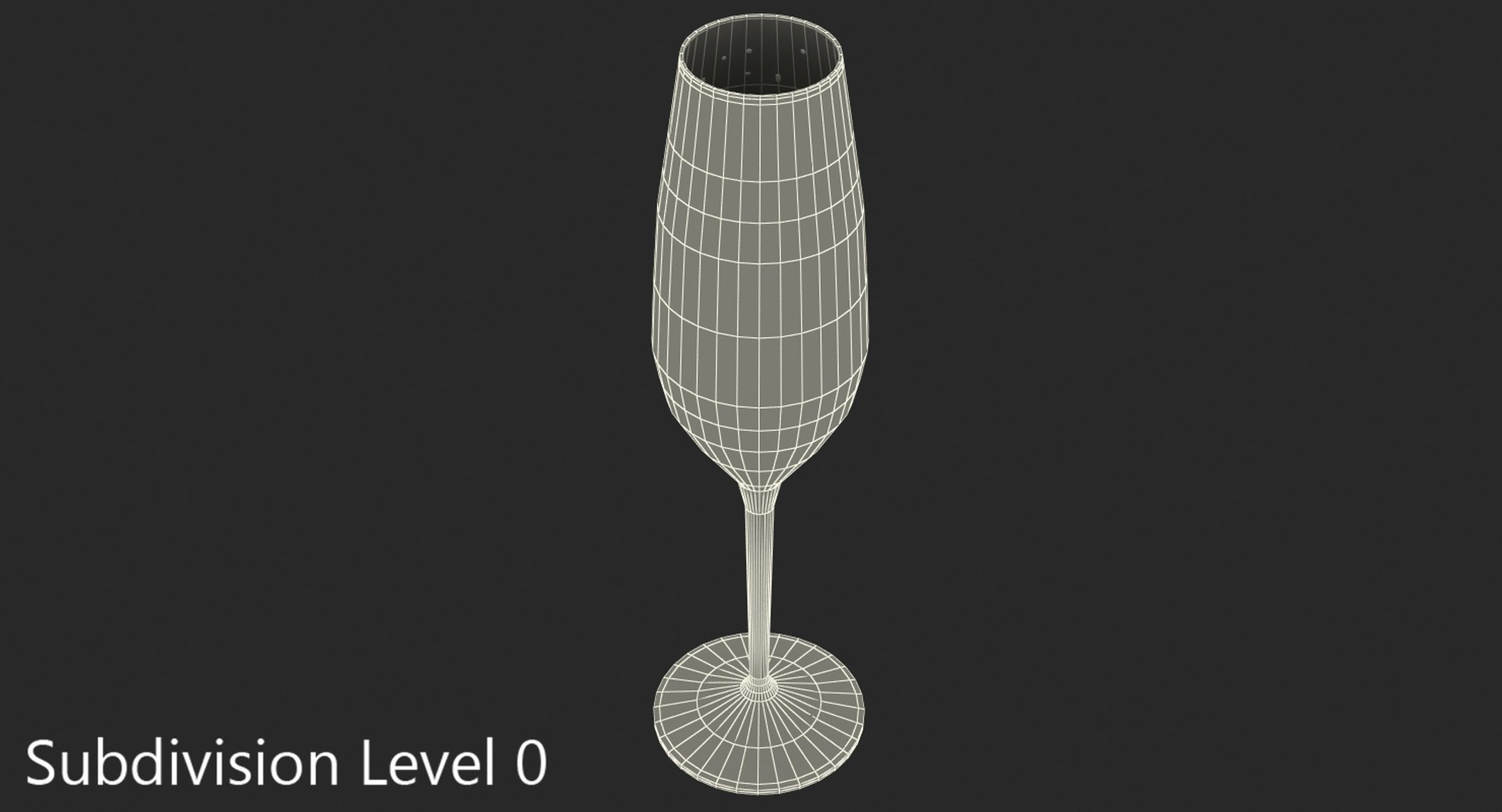 Champagne Glass 3D Model - TurboSquid 1378573