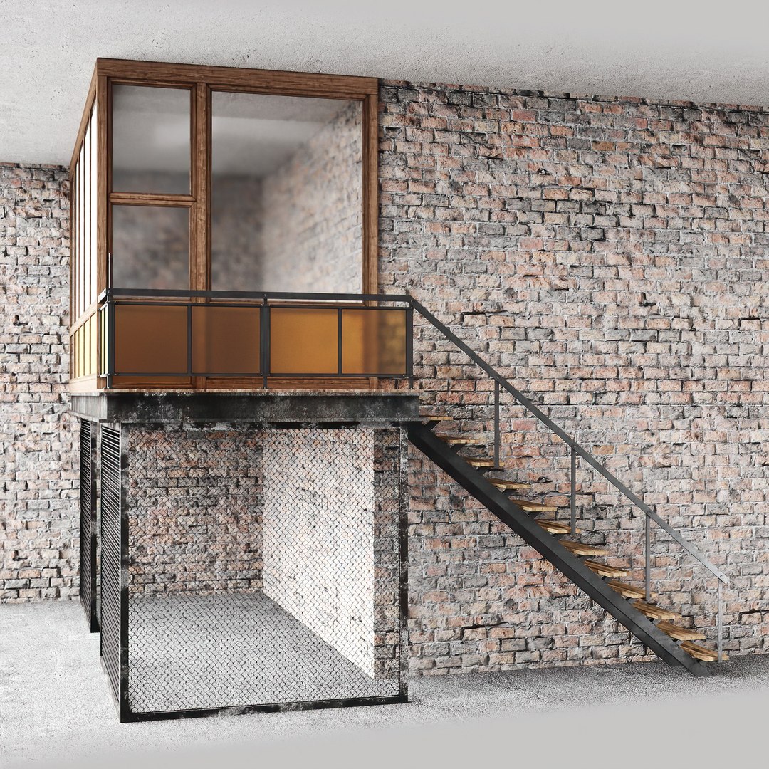 3D Model Loft Room - TurboSquid 1566535