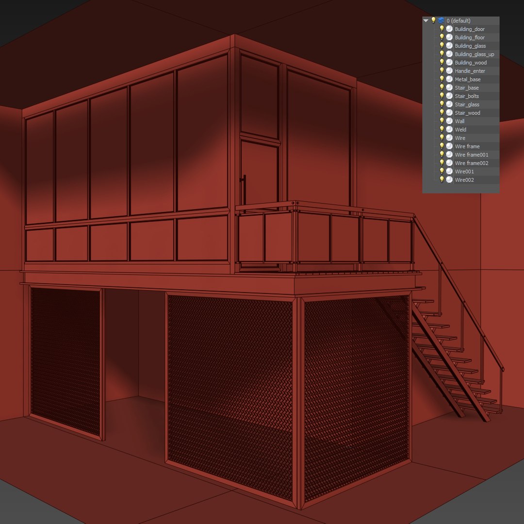 3D Model Loft Room - TurboSquid 1566535