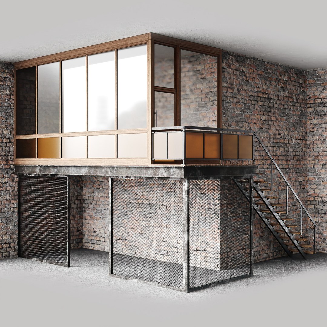 3D Model Loft Room - TurboSquid 1566535