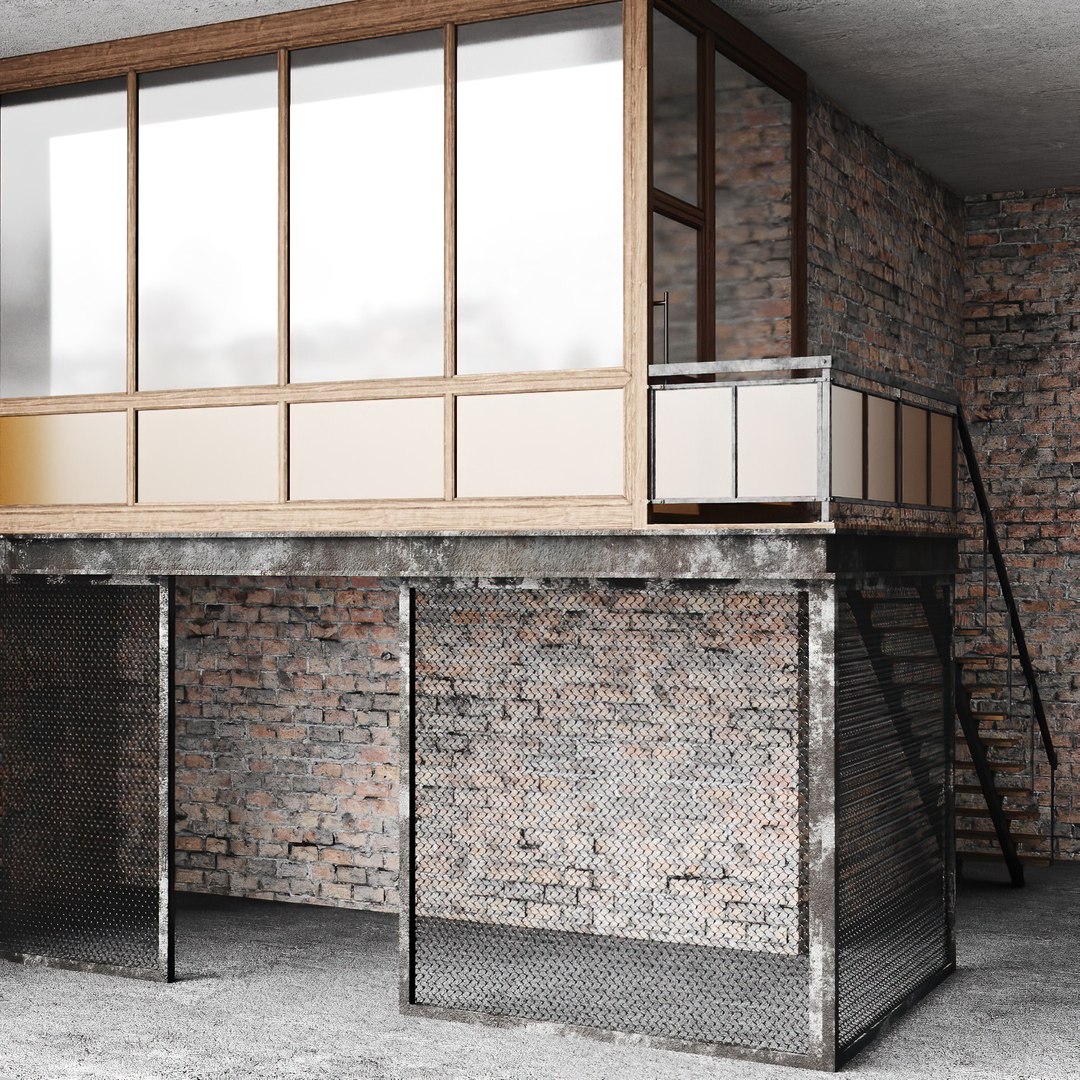 3D Model Loft Room - TurboSquid 1566535