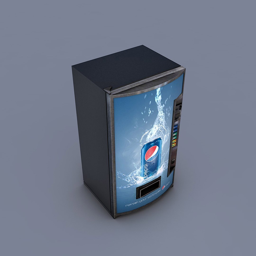 Vending Machine Pepsi 3d Model