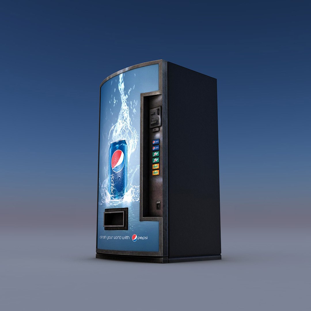 Vending Machine Pepsi 3d Model