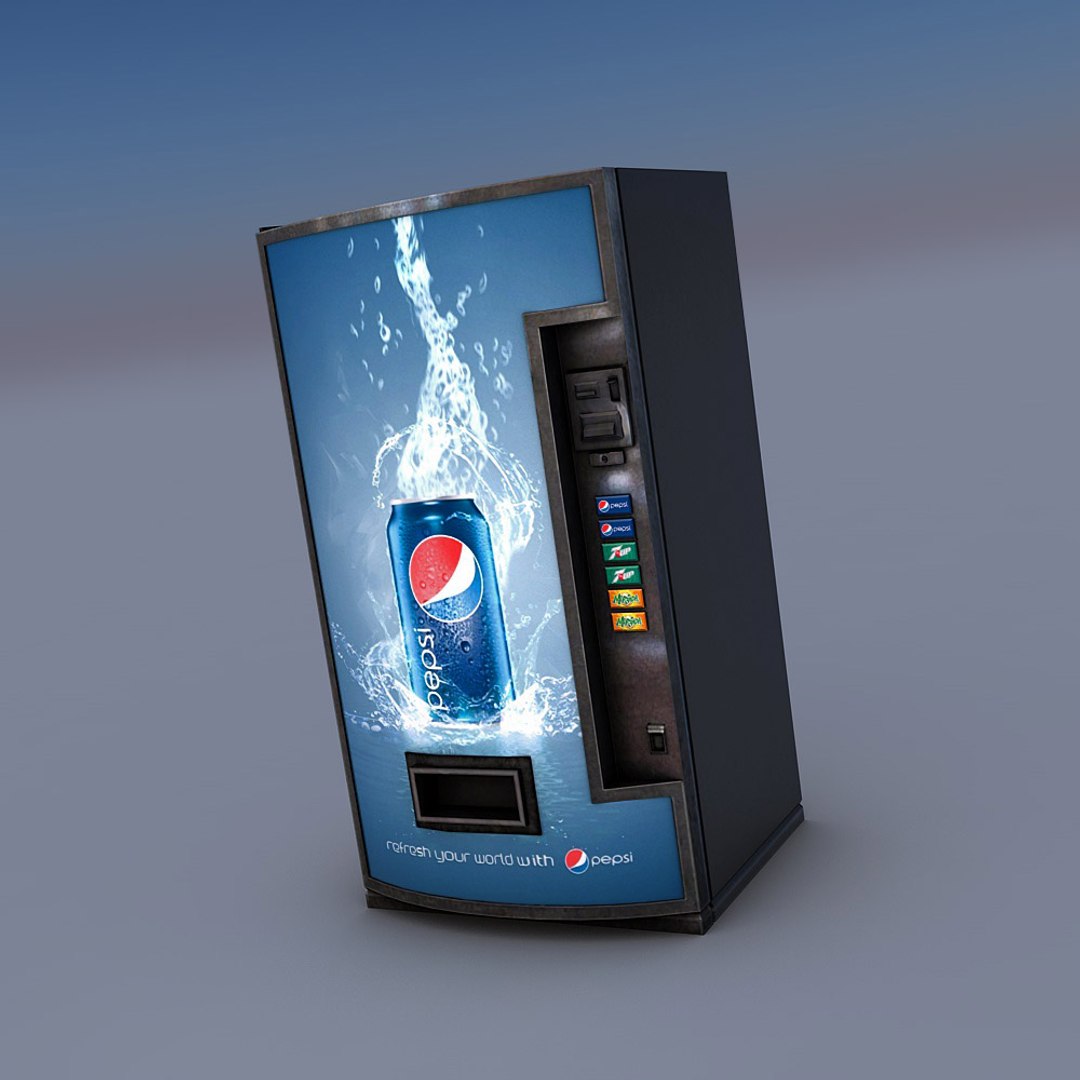 Vending Machine Pepsi 3d Model