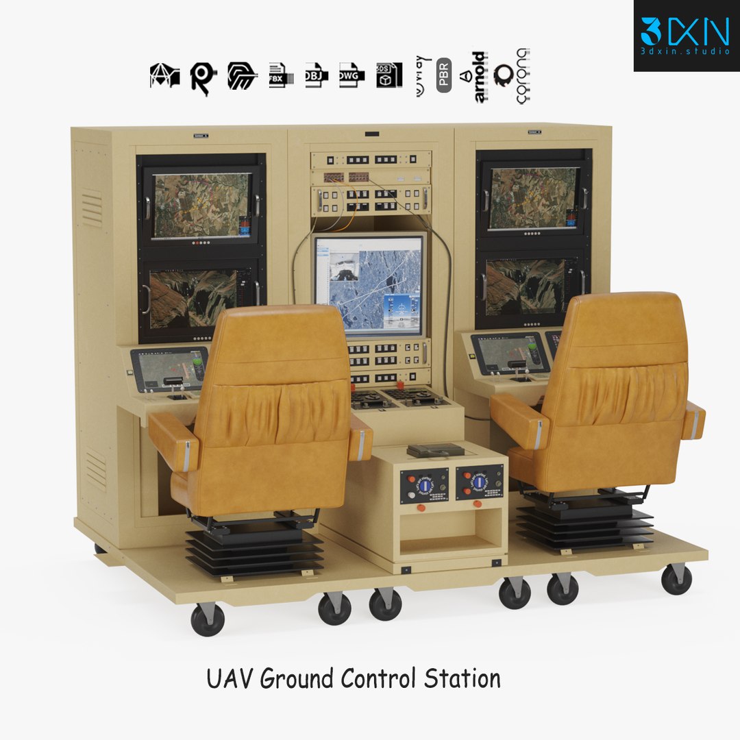 3D Model UAV Ground Control Station - TurboSquid 2260234