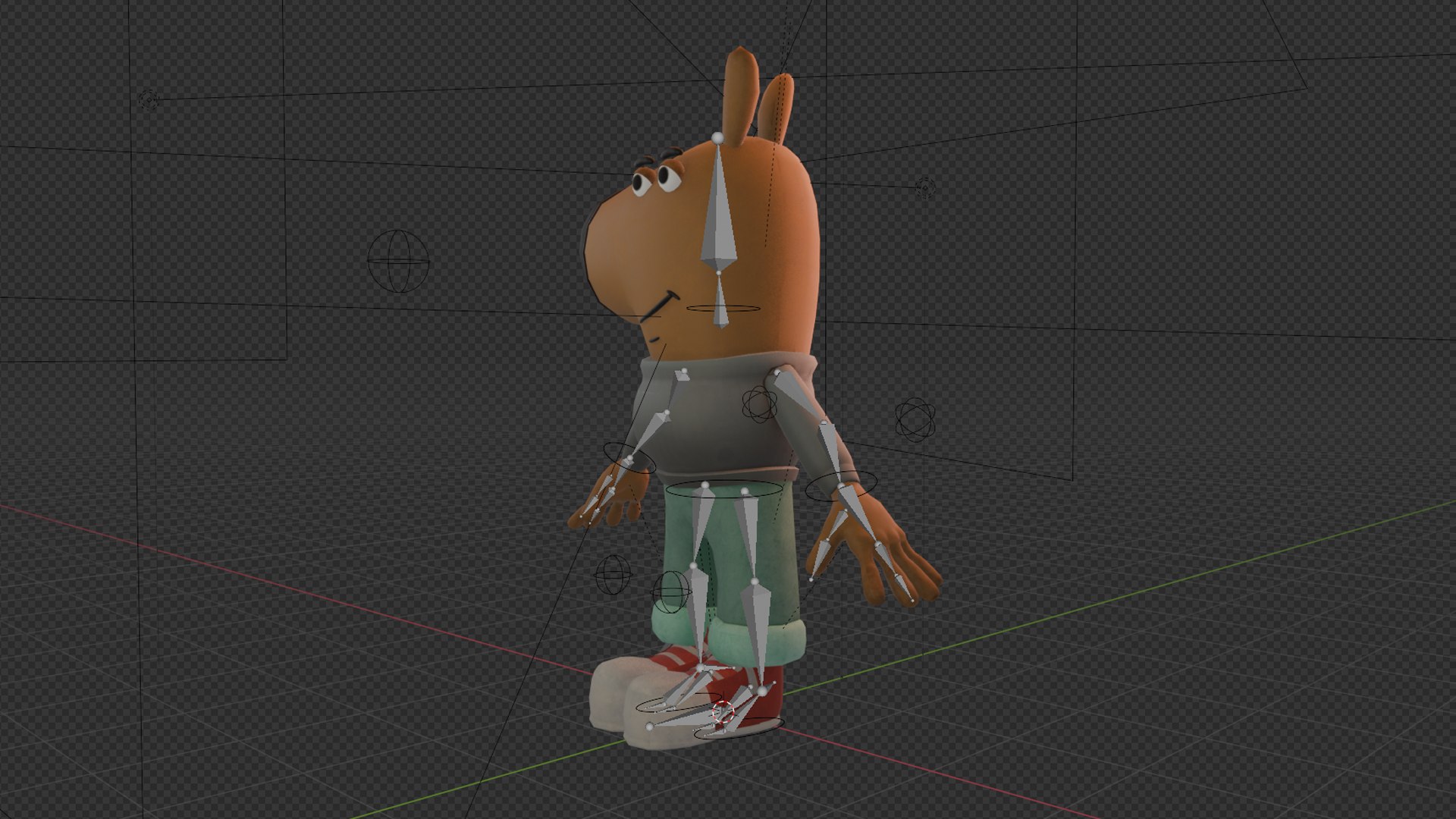 3D Chill Guy 3D Rigged Cartoon Character - TurboSquid 2316468