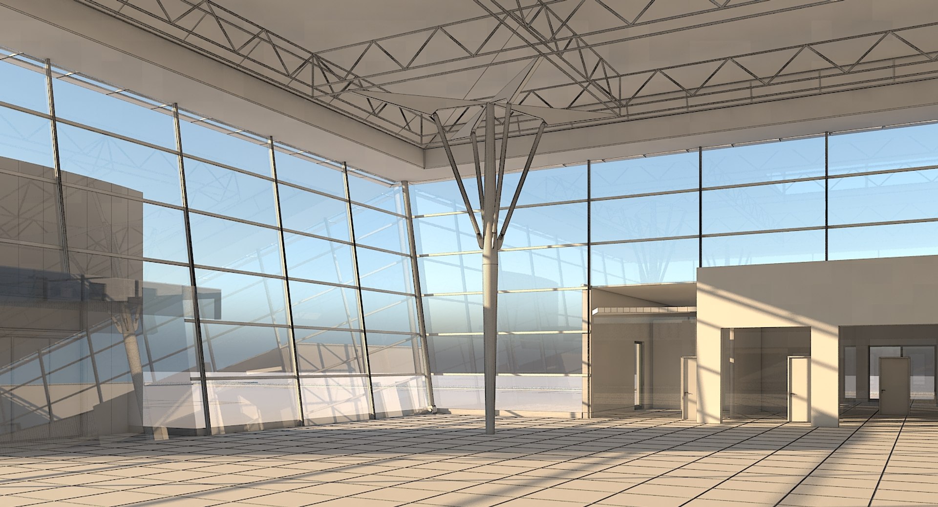 3d Model Of Car Dealership