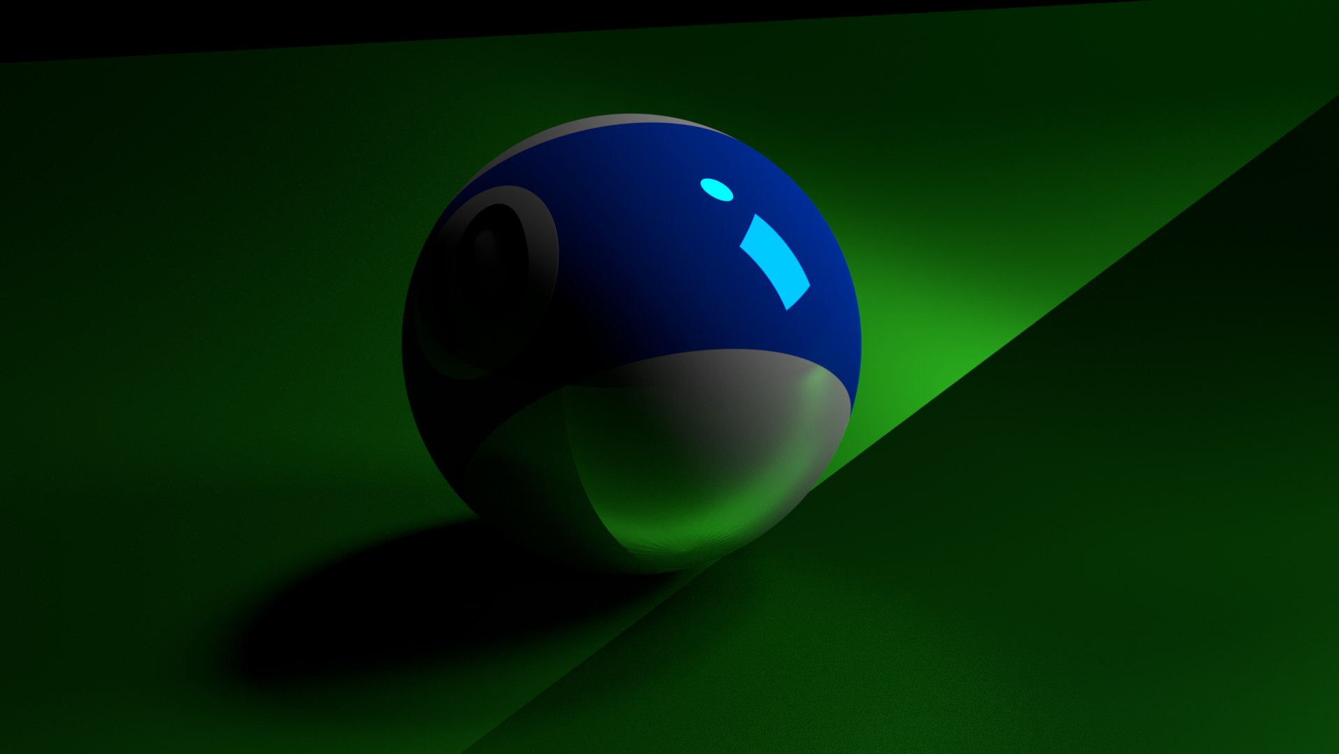 Blue Poolball 3D Model - TurboSquid 1296571