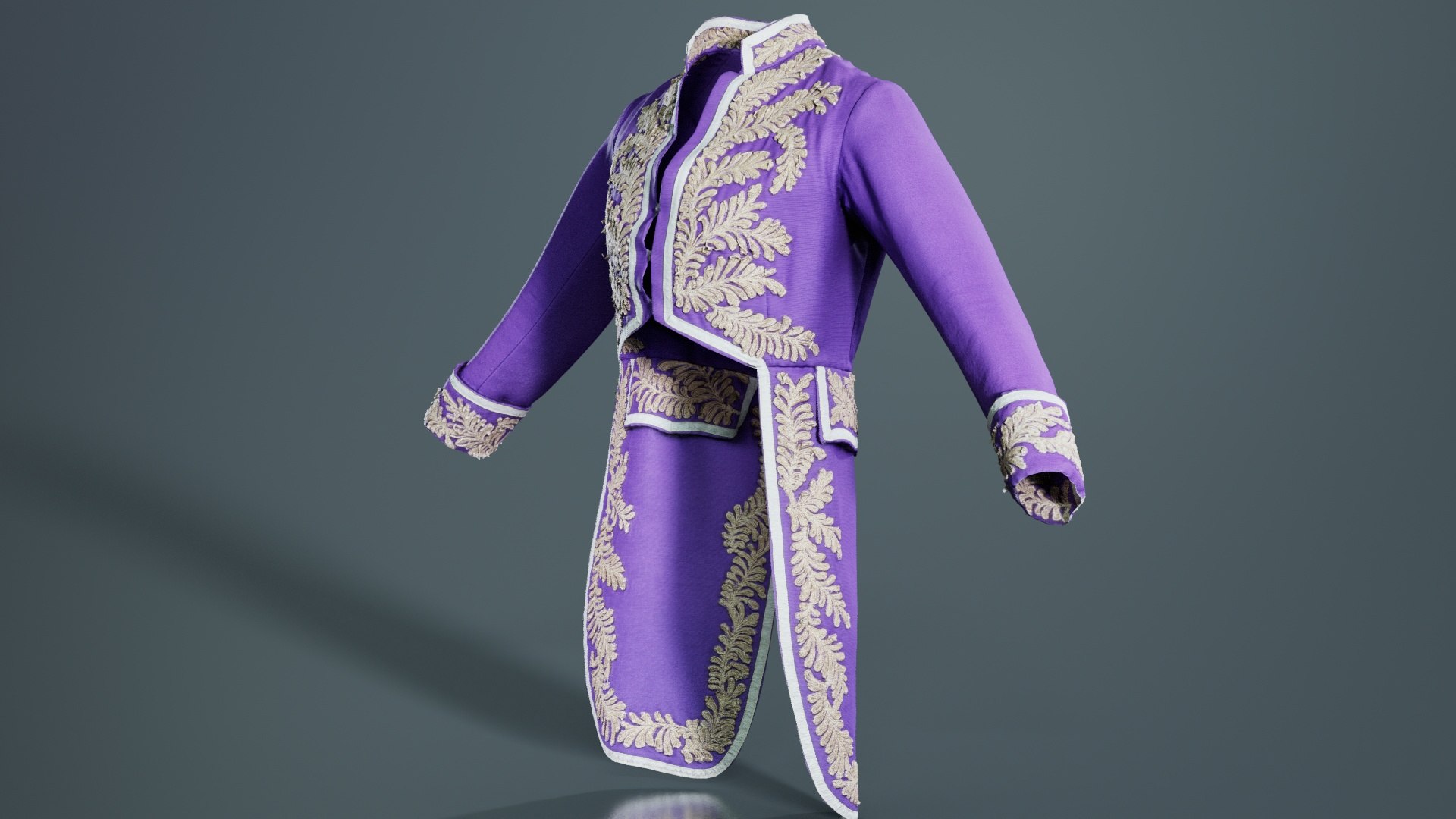 3D Lackey Jacket Alt Remastered Model - TurboSquid 2360206