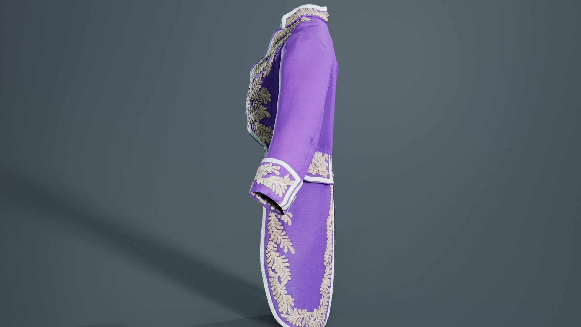 3D Lackey Jacket Alt Remastered Model - TurboSquid 2360206