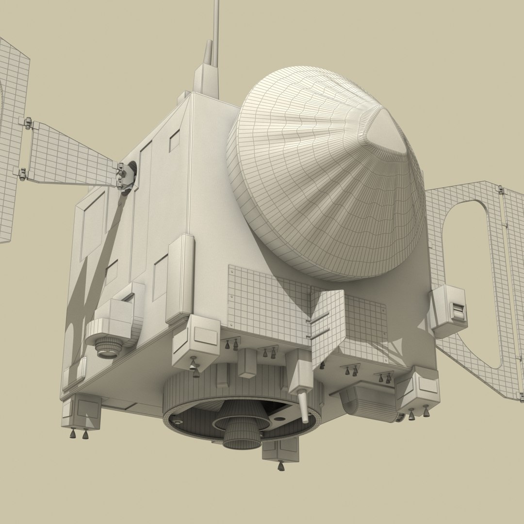 3d Model Of Venus Express Space Planet