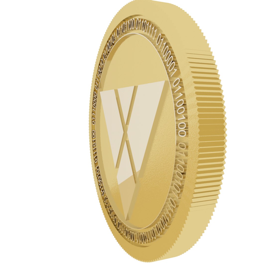 Xtrabytes Gold Coin 3D Model - TurboSquid 1634901