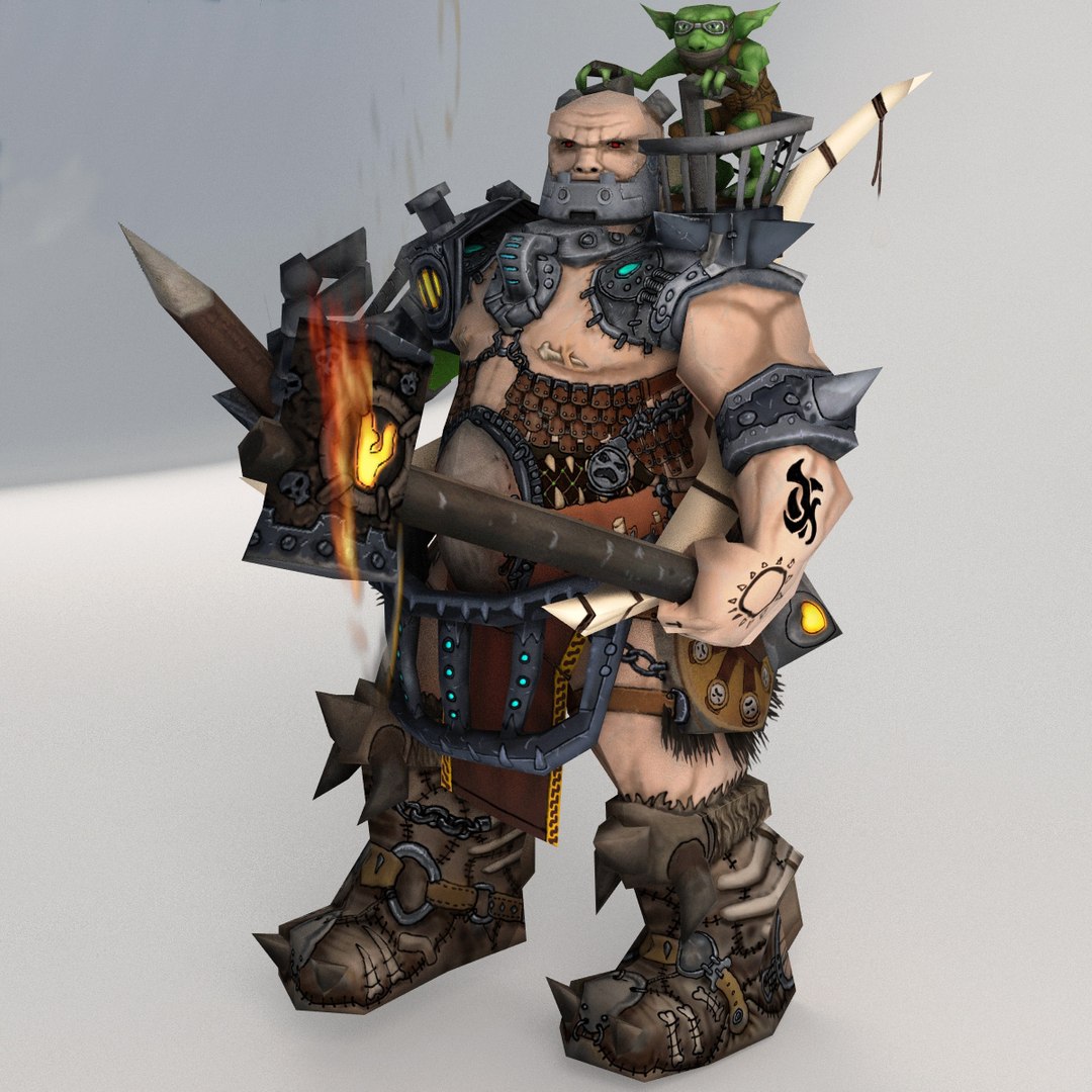 3ds Max Ogre Rigged