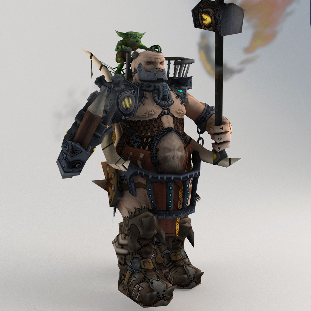 3ds Max Ogre Rigged
