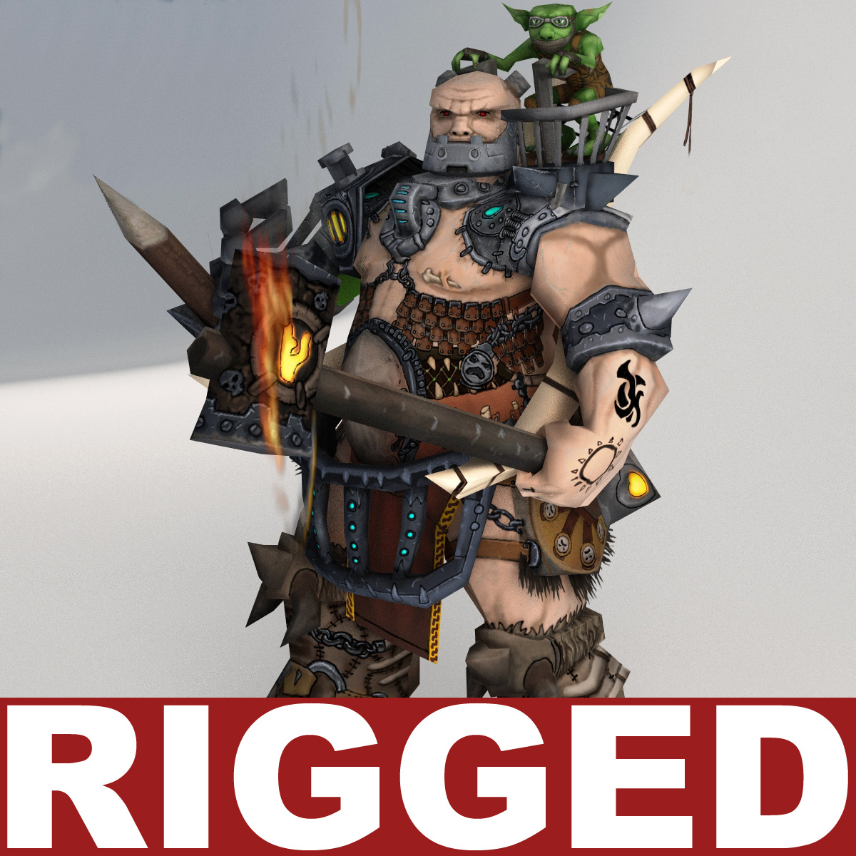 3ds max ogre rigged