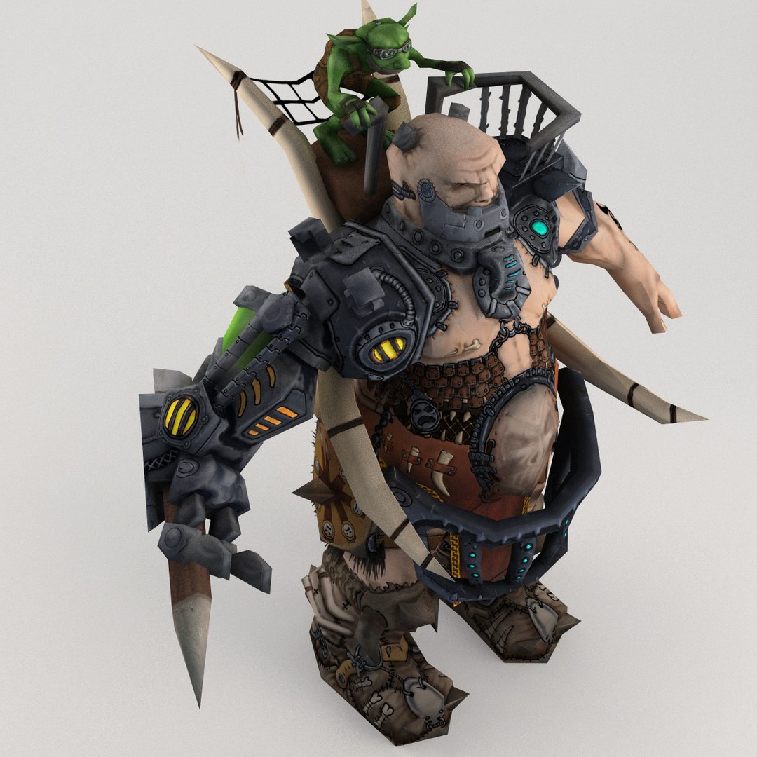 3ds Max Ogre Rigged