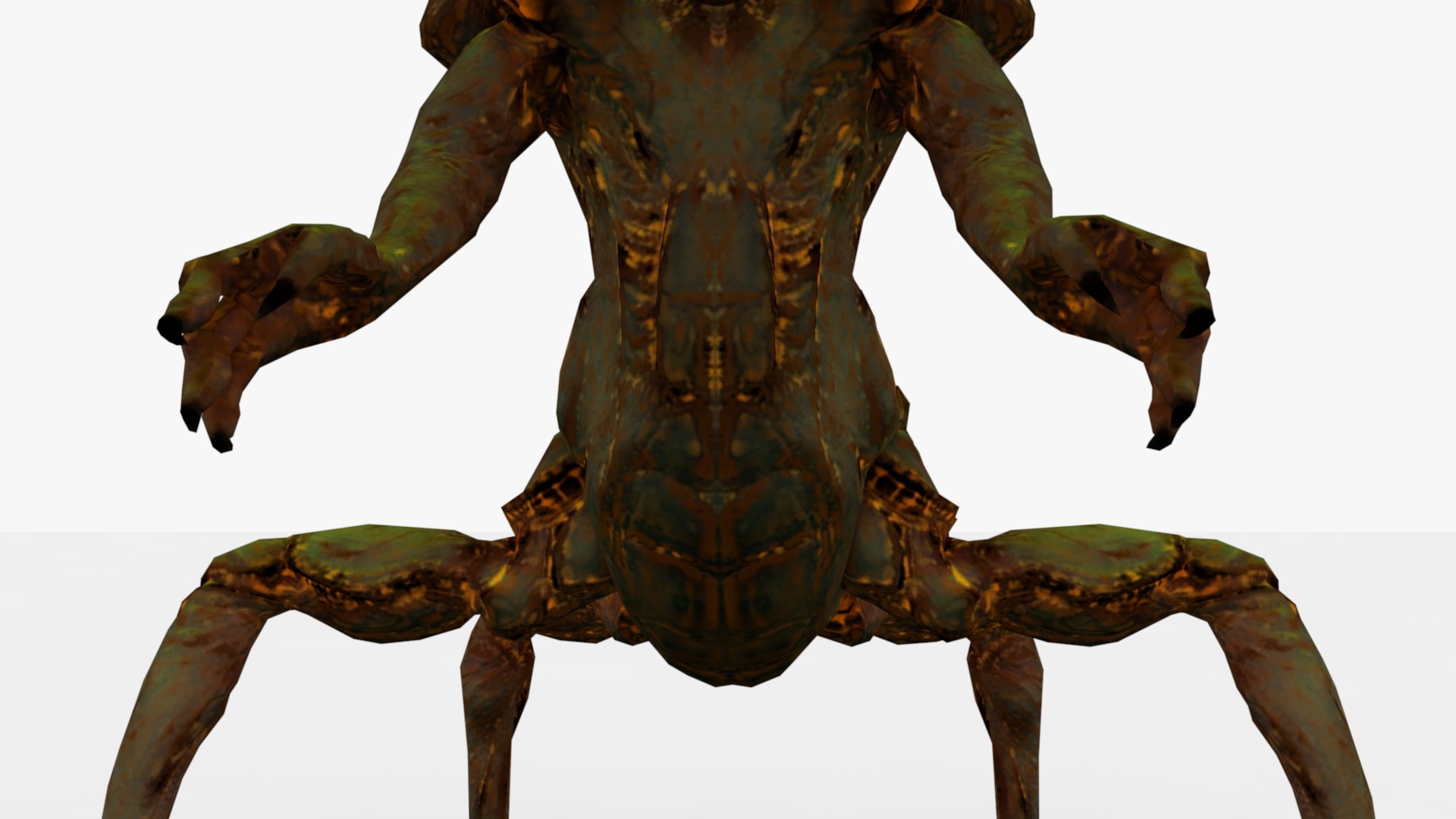 Creep Creature Rigged And Animated 3D Model - TurboSquid 2335017