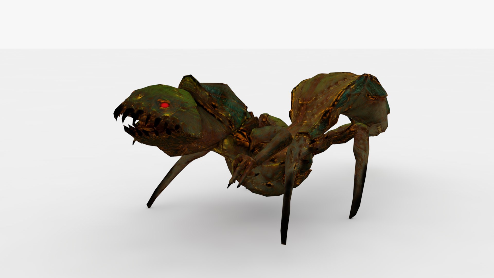 Creep Creature Rigged And Animated 3D Model - TurboSquid 2335017