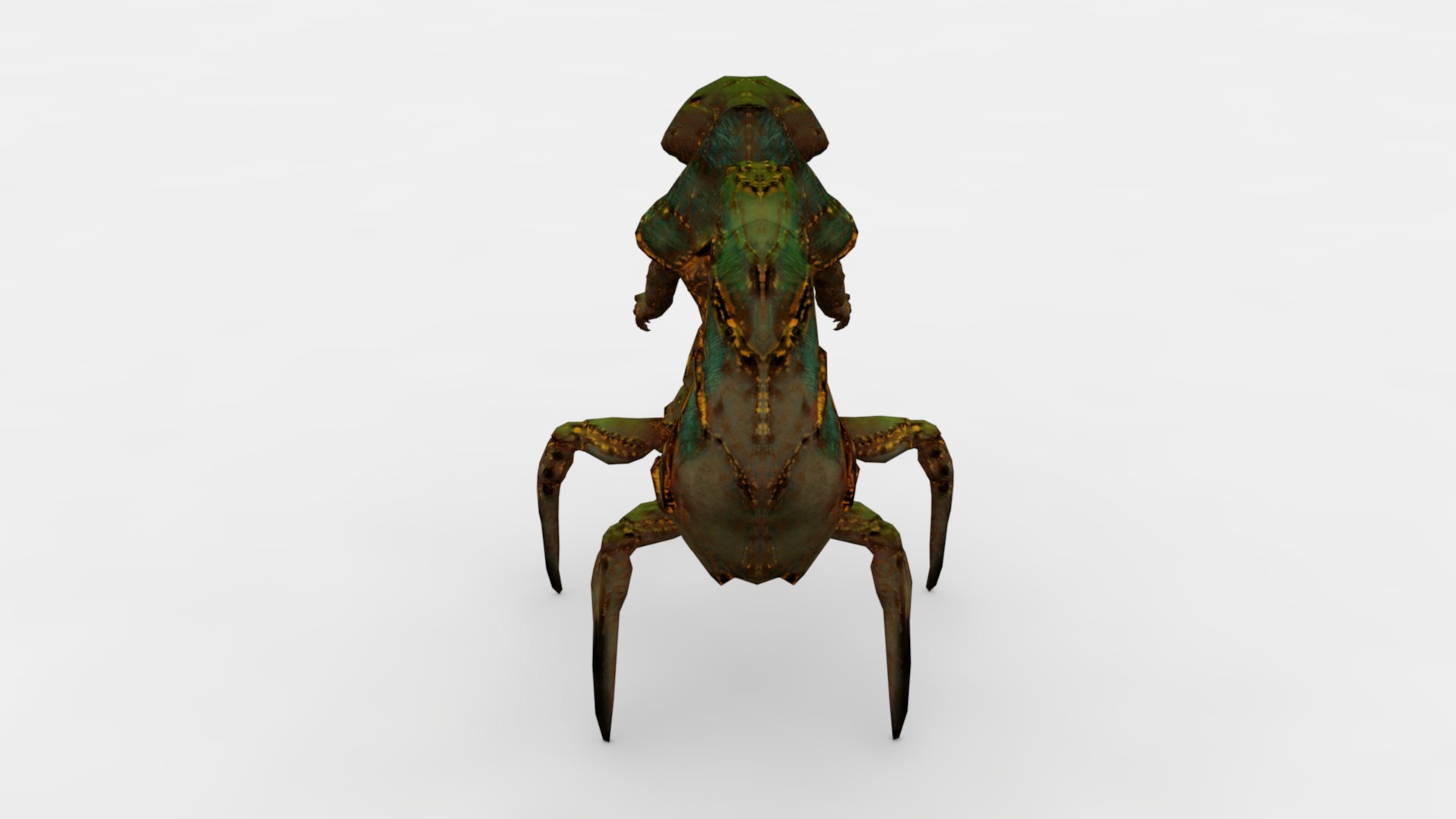 Creep Creature Rigged And Animated 3D Model - TurboSquid 2335017