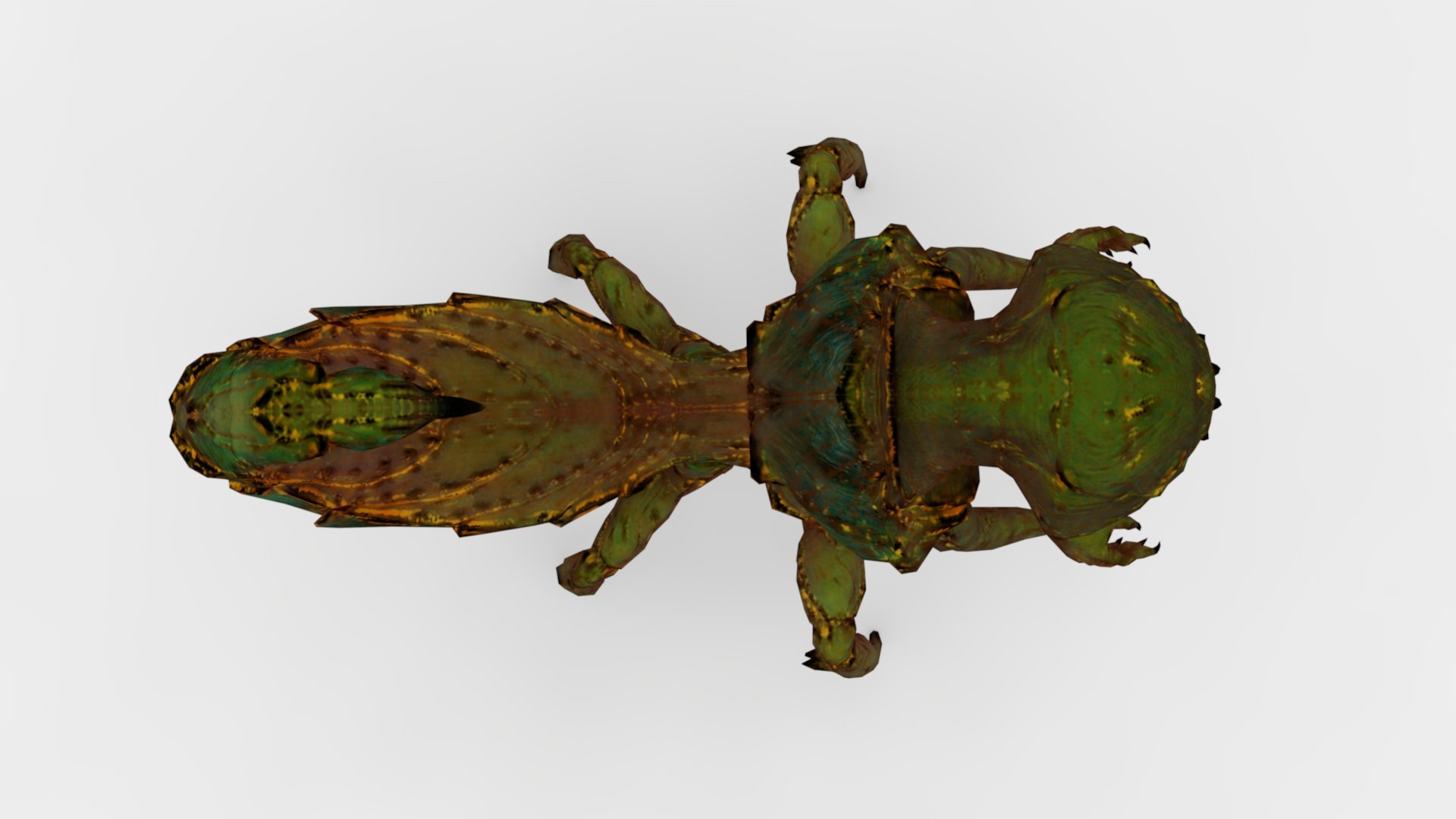 Creep Creature Rigged And Animated 3D Model - TurboSquid 2335017