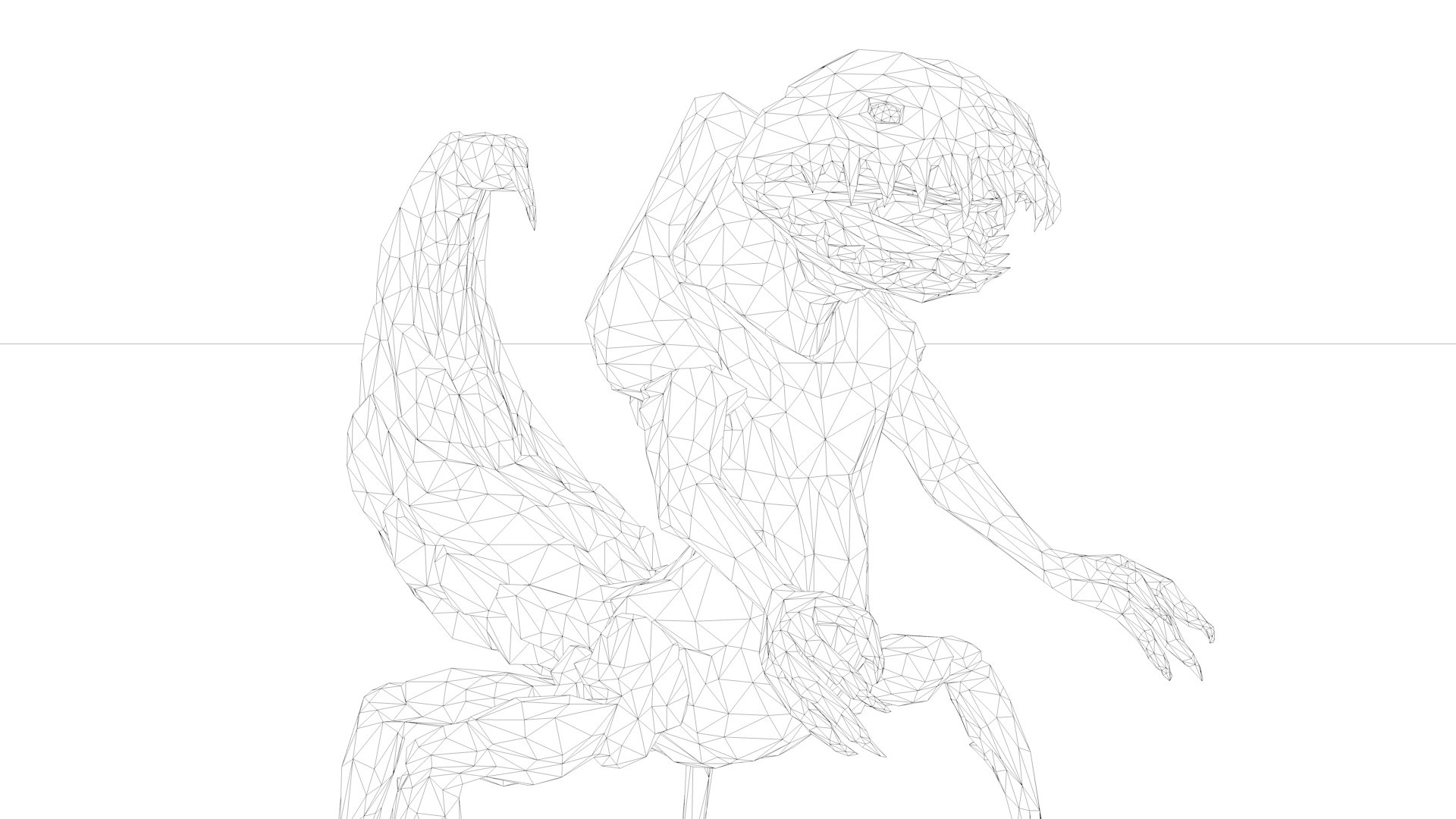 Creep Creature Rigged And Animated 3D Model - TurboSquid 2335017