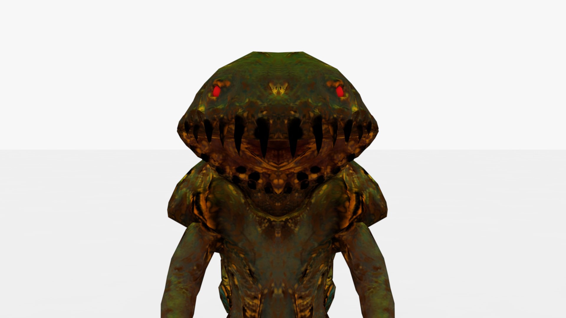Creep Creature Rigged And Animated 3D Model - TurboSquid 2335017