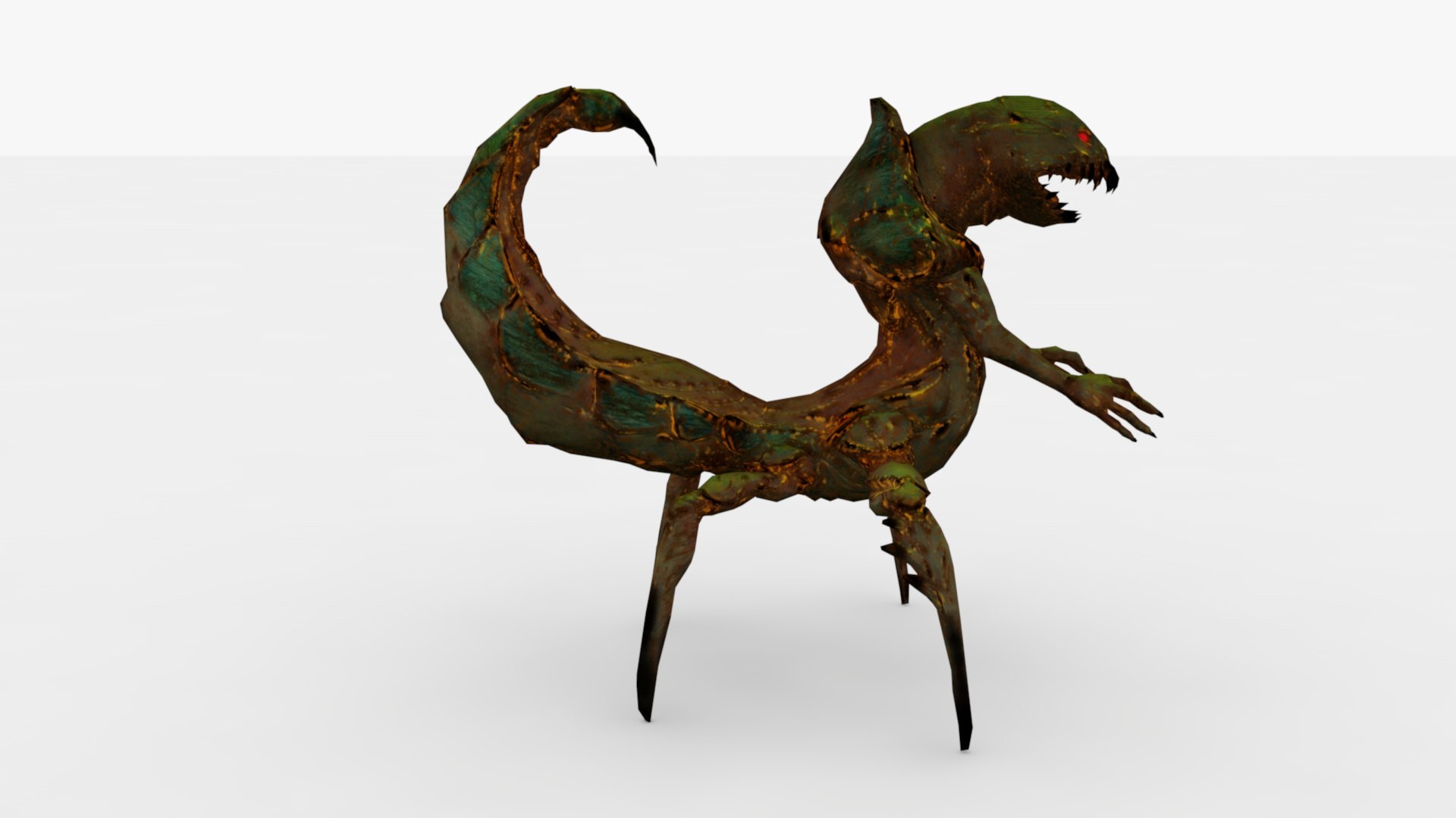 Creep Creature Rigged And Animated 3D Model - TurboSquid 2335017