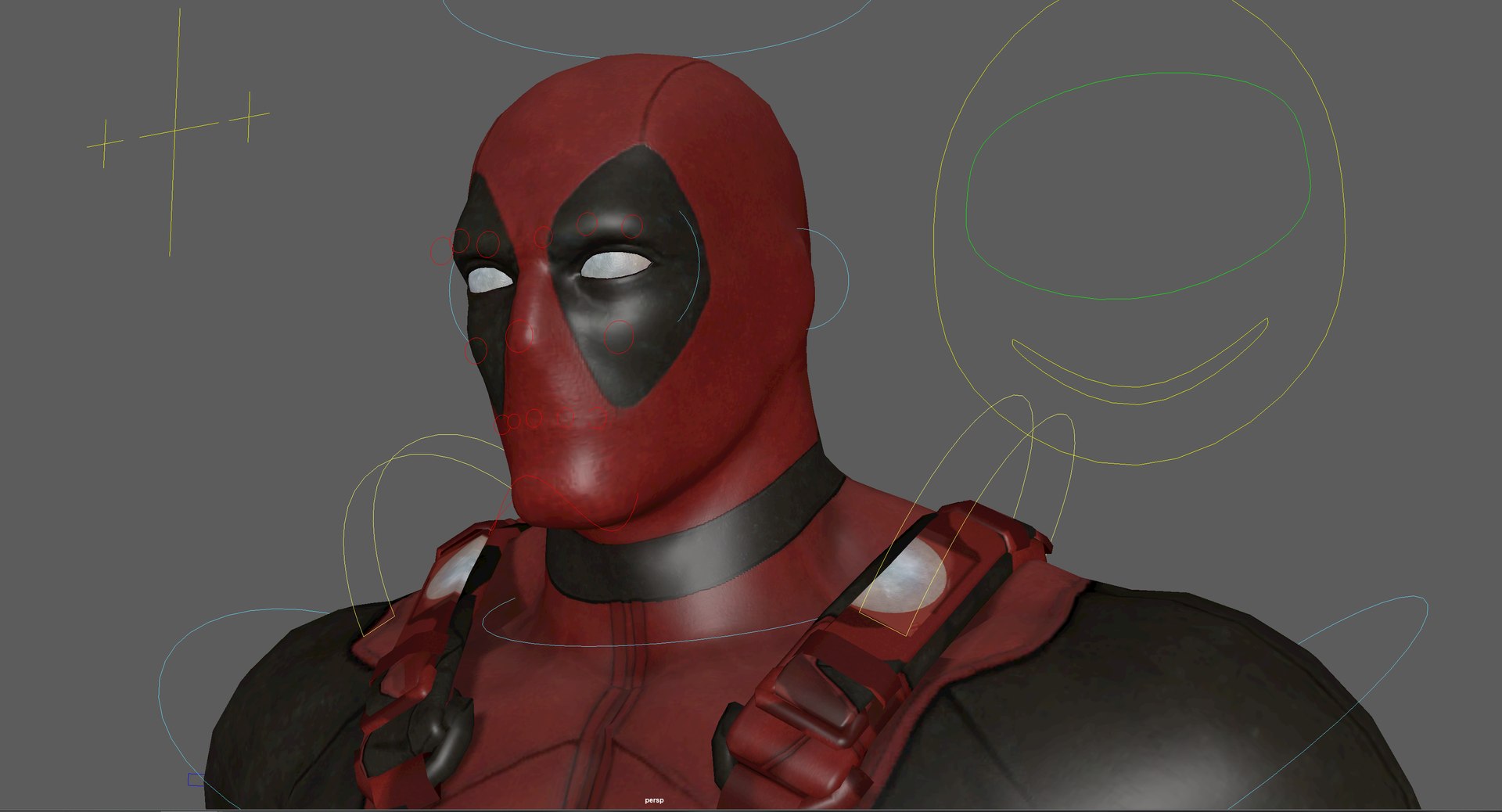 Deadpool Rigged 3D Model - With His Sword And Pistol 3D Model ...