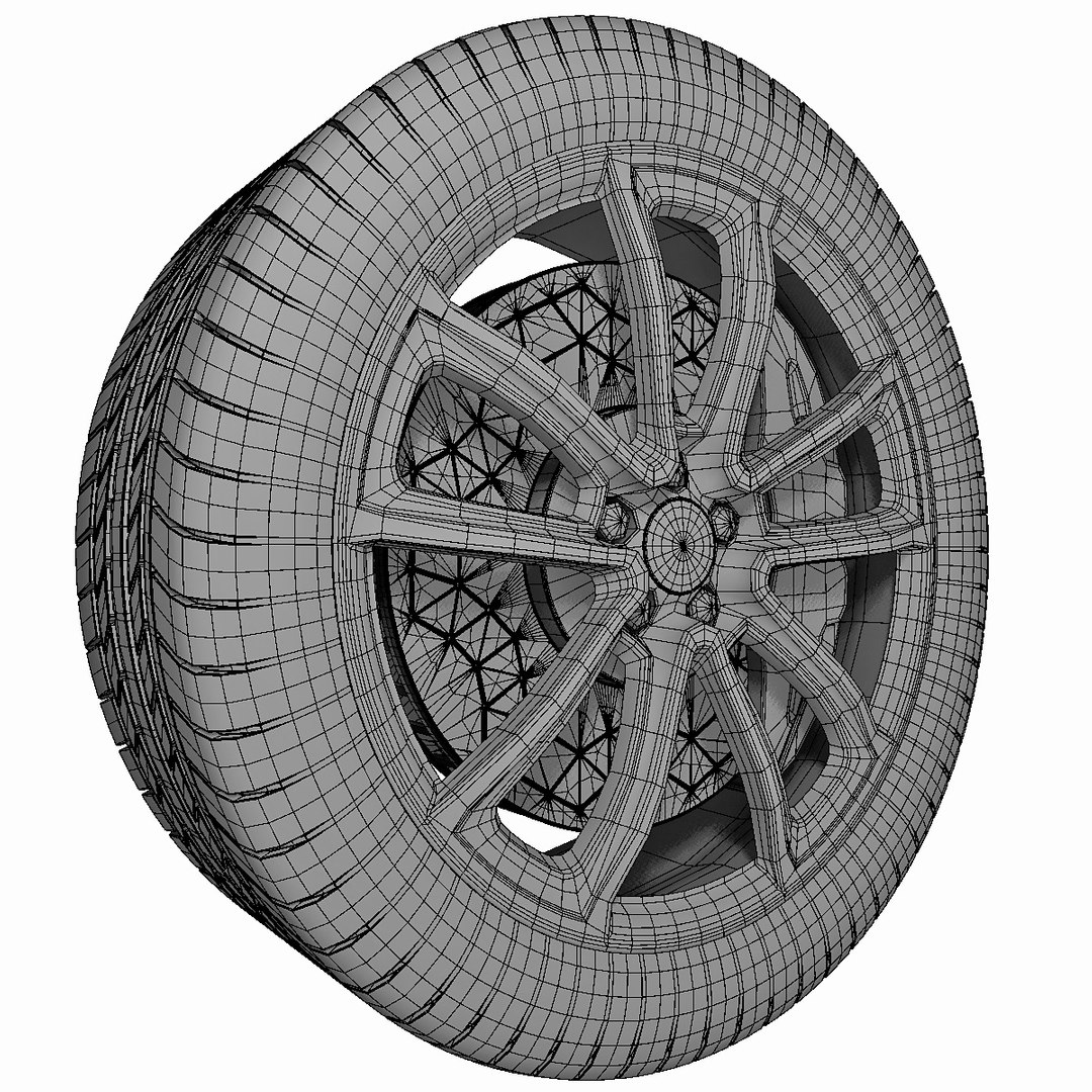 3d car tire
