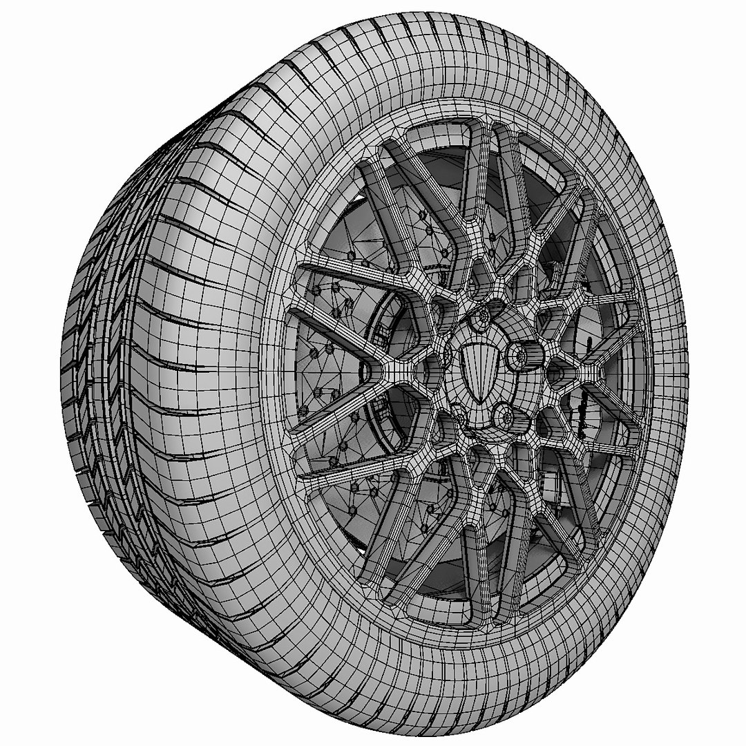3d car tire