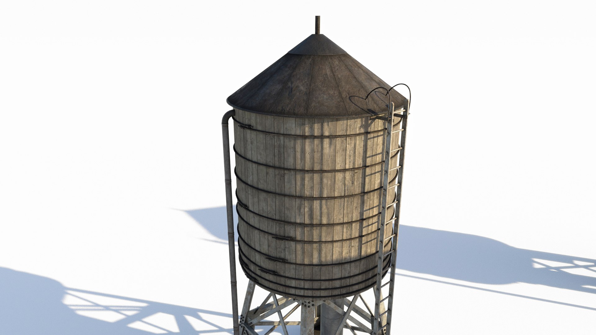 Water Tanks 3D Model - TurboSquid 2028901