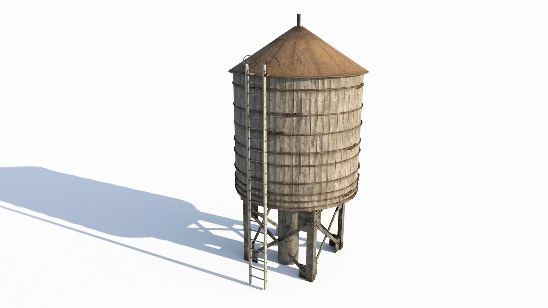 Water Tanks 3D Model - TurboSquid 2028901