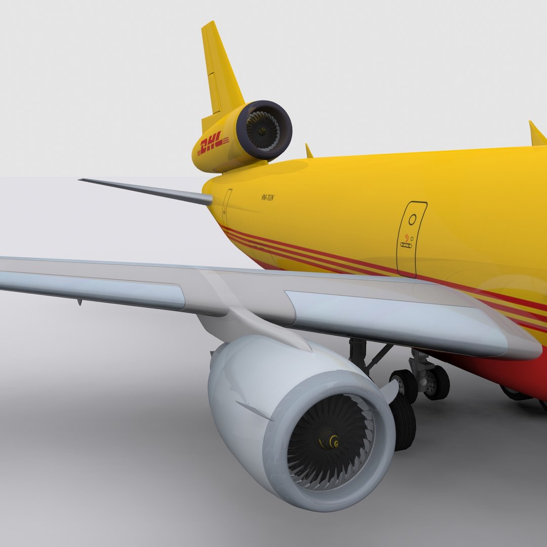 Mcdonnell Douglas Md-11 Airliner 3d Model