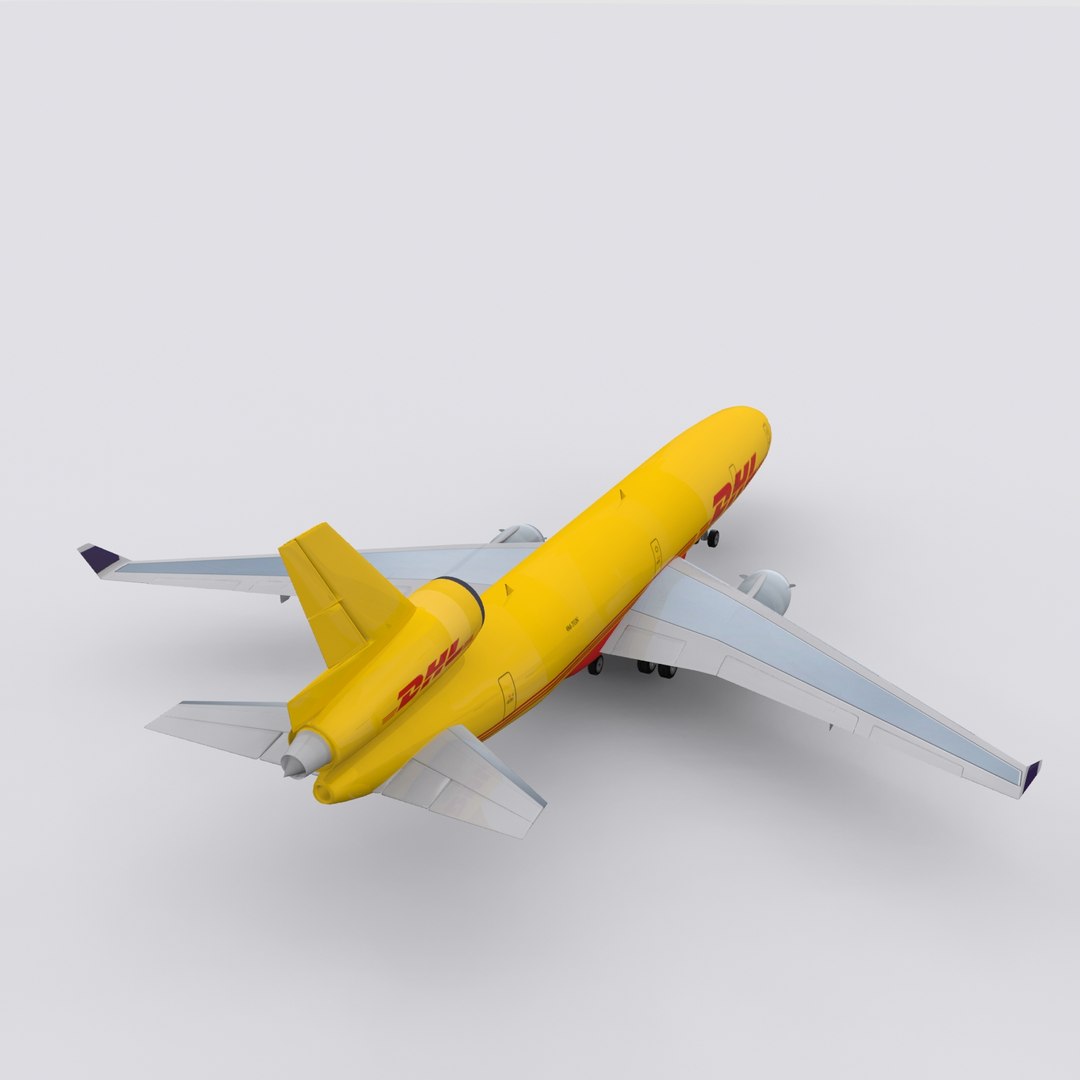 Mcdonnell Douglas Md-11 Airliner 3d Model