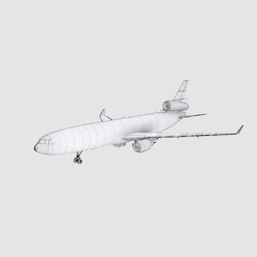 Mcdonnell Douglas Md-11 Airliner 3d Model