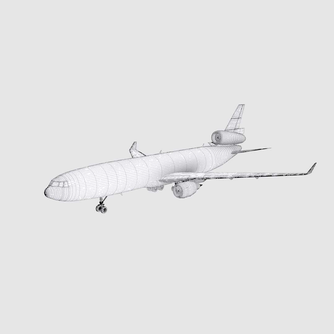 Mcdonnell Douglas Md-11 Airliner 3d Model