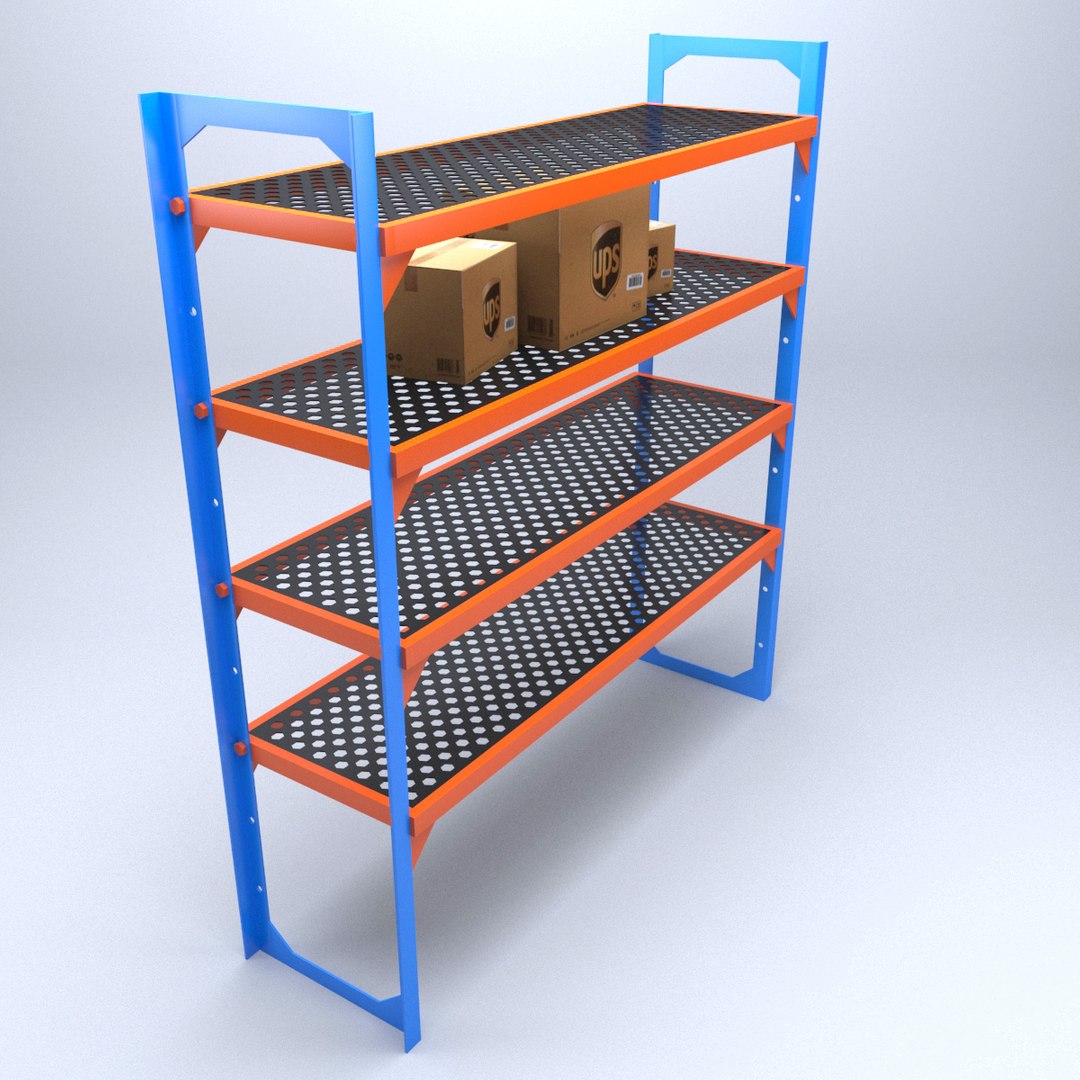 3D Industrial Rack - TurboSquid 1378695